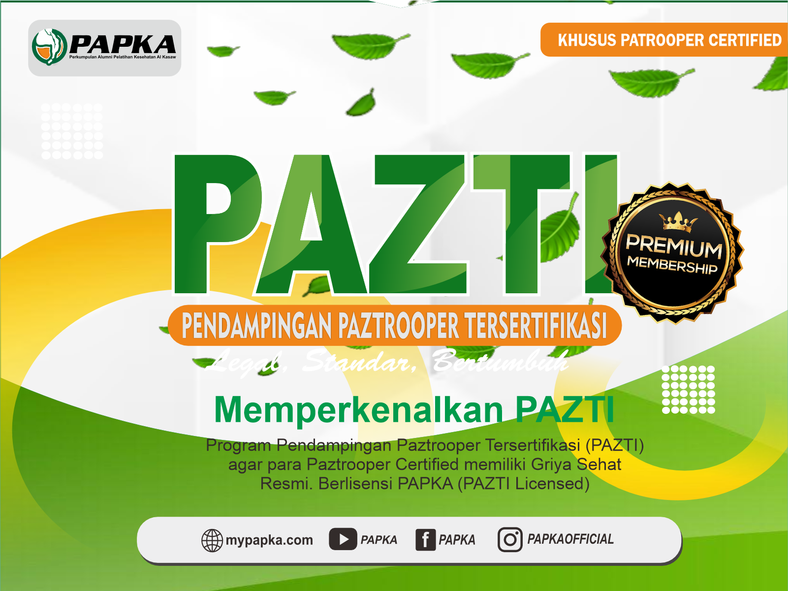 PAPKA : Perkumpulan Alumni Pelatihan Kesehatan Terapi Metode PAZ Al Kasaw